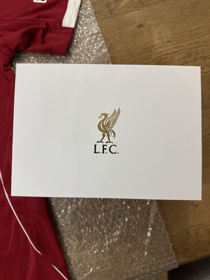 Liverpool FC Signed squad shirt 25/26Autographed x16 Salah VVD ...