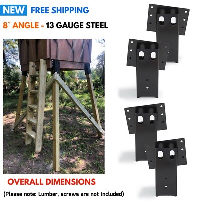 Compound Angle Brackets 4x4 for Deer Stand Hunting Blind Tower Platform ...