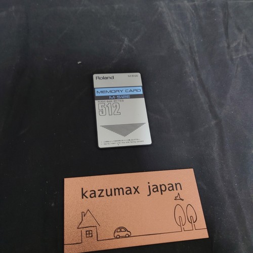 Roland M-512E Memory Card RAM 512KB for Synthesizer Sampler Tested ...