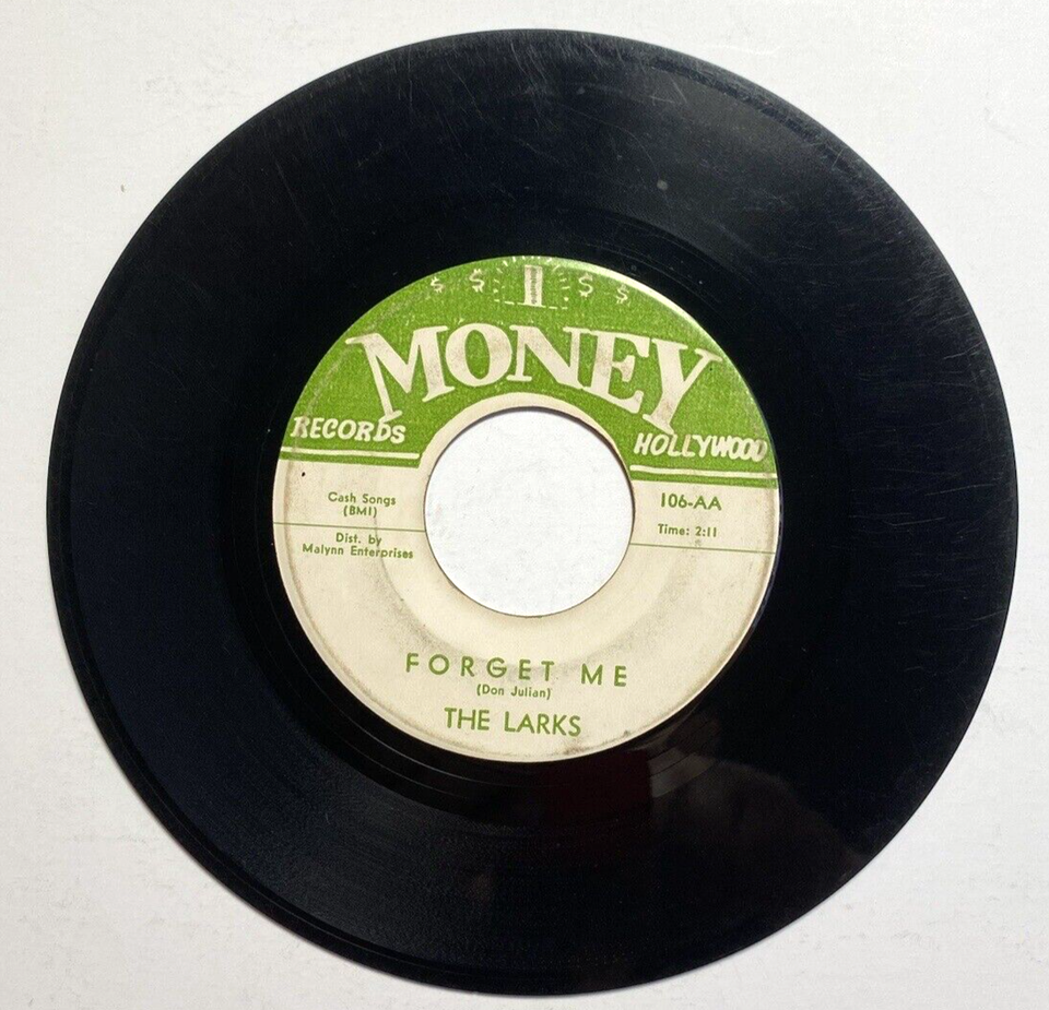 The Larks The Jerk Forget Me Money Records Northern Soul Vintage Vinyl ...