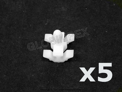 Mercedes r129 w126 moulding CLIPS panel retainers ( 5 ) O.E.M ...