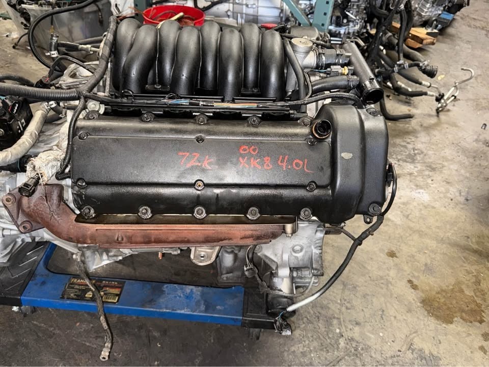 1997 1998 Jaguar Xk8 Xj8 X100 4.0L 8 Cylinder Engine Motor 70K Miles ...