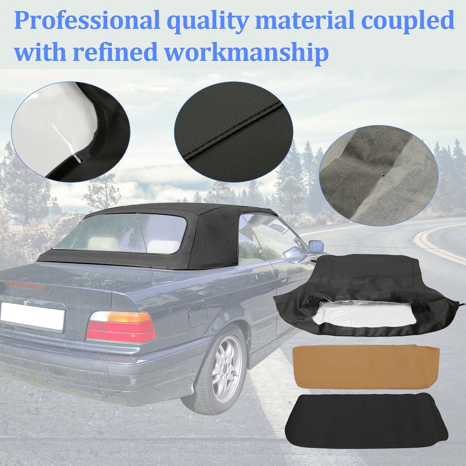 Convertible Soft Top w/Window for 1994-1999 BMW E36 318i 323i 325i 328i ...