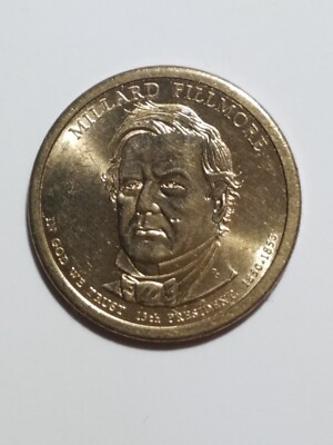 Rare Millard Fillmore Gold United States of America Dollar Coin ...