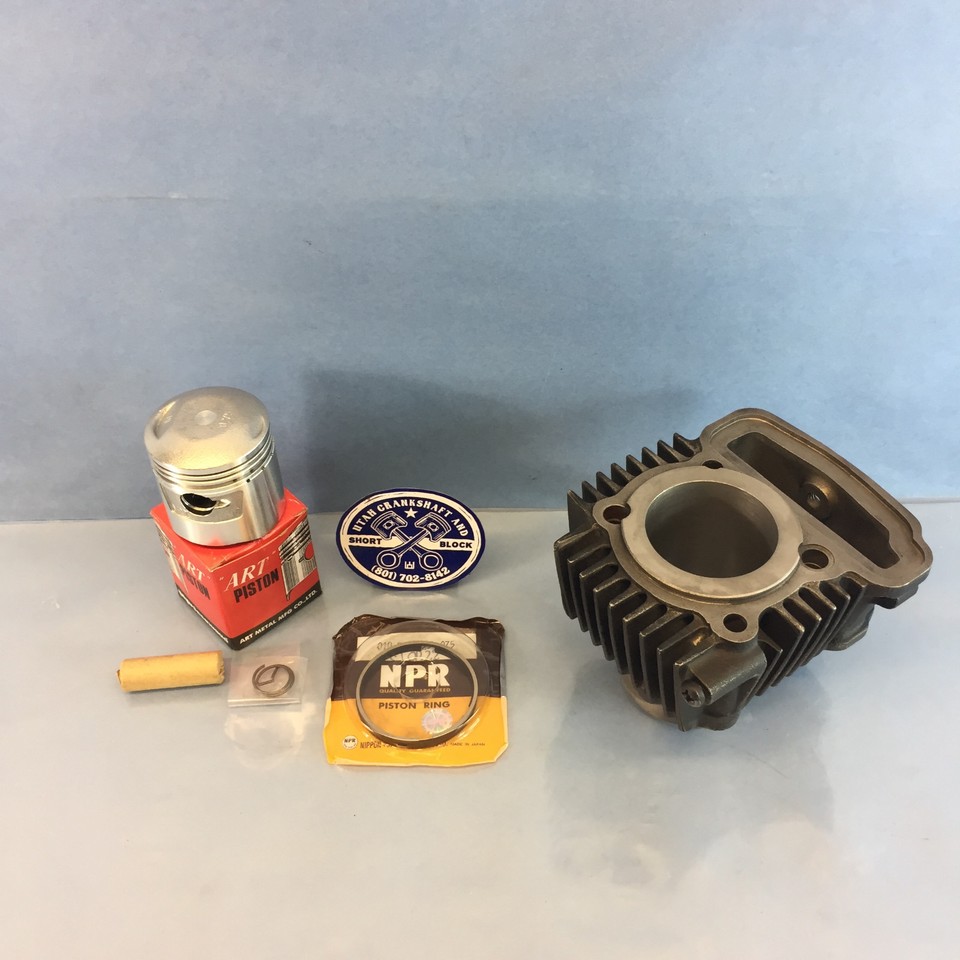 HONDA TRAIL 90 1MM OVER CYLINDER PISTON RINGS KIT CT 90 CT90 ST90 ST ...