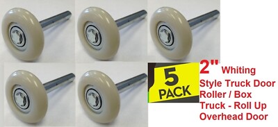 5 Pack OEM 2" Whiting Style Door Roller Box Truck Overhead Roll Up Door ...