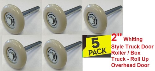 5 Pack OEM 2" Whiting Style Door Roller Box Truck Overhead Roll Up Door ...