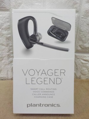 Plantronics Voyager Legend Headset with Portable Charging Case Black ...