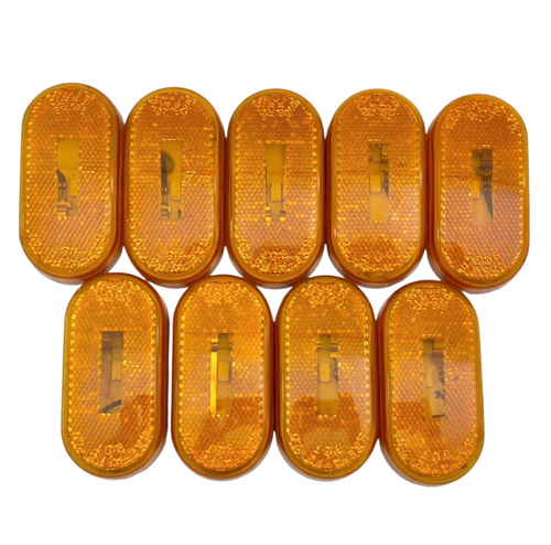 Grote 4" Amber Lens Clearance Marker Light Assembly 9020 Lot of 9 No ...