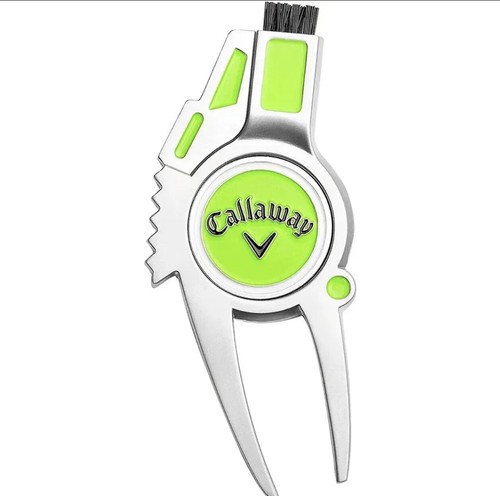 Callaway Golf 4 In 1 Divot Tool (Club Brush Magnetic Ball Marker Groove ...