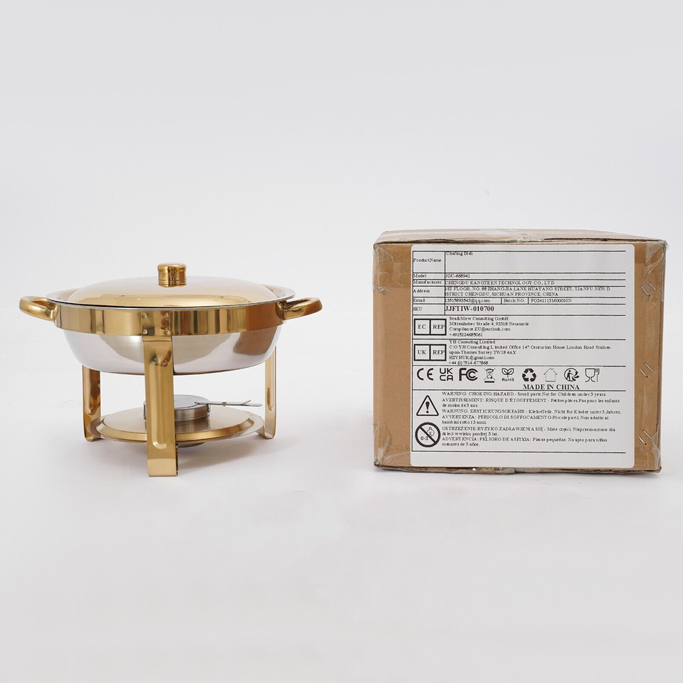 Dining Stove 2PCS Chafing Dish Buffet Warmer Set Stainless Steel Food ...
