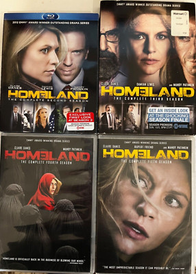 HOMELAND DVD Complete Seasons # 2,3,4,5 No scratches 15 discs total | eBay