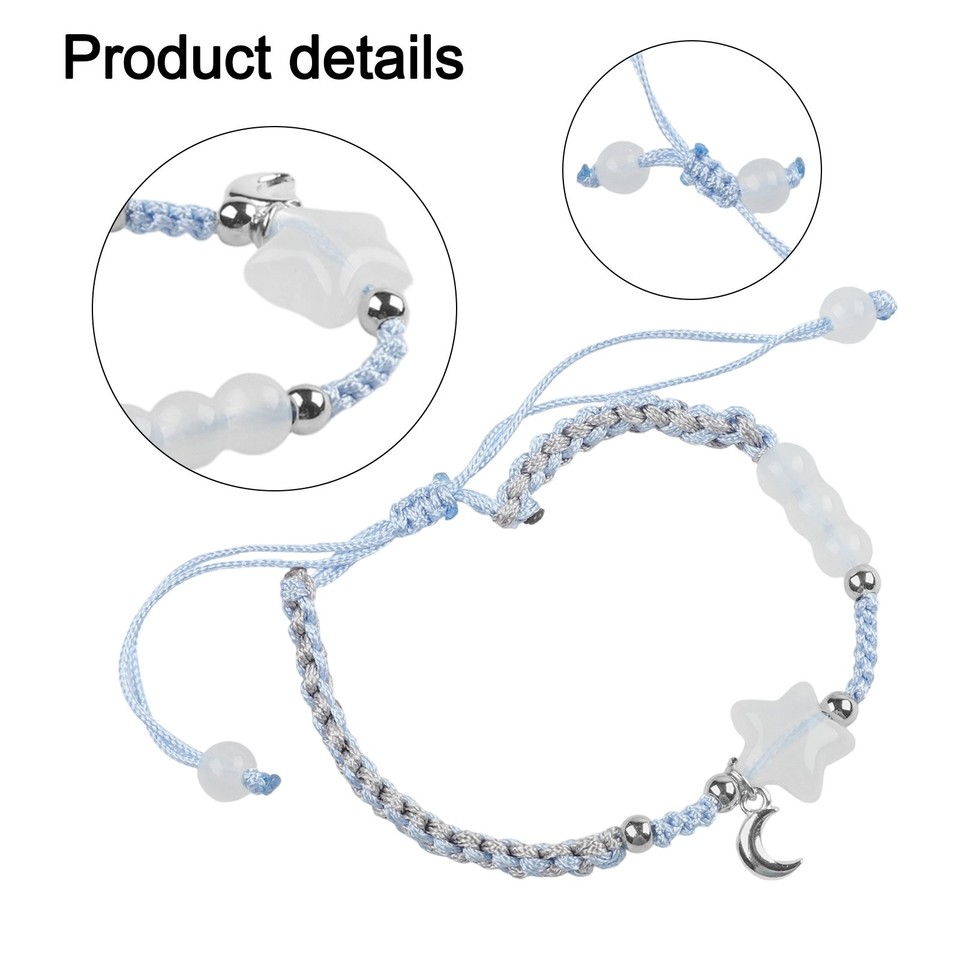 Gradient Double Chain Star Moon Bracelet for Women Stylish and ...