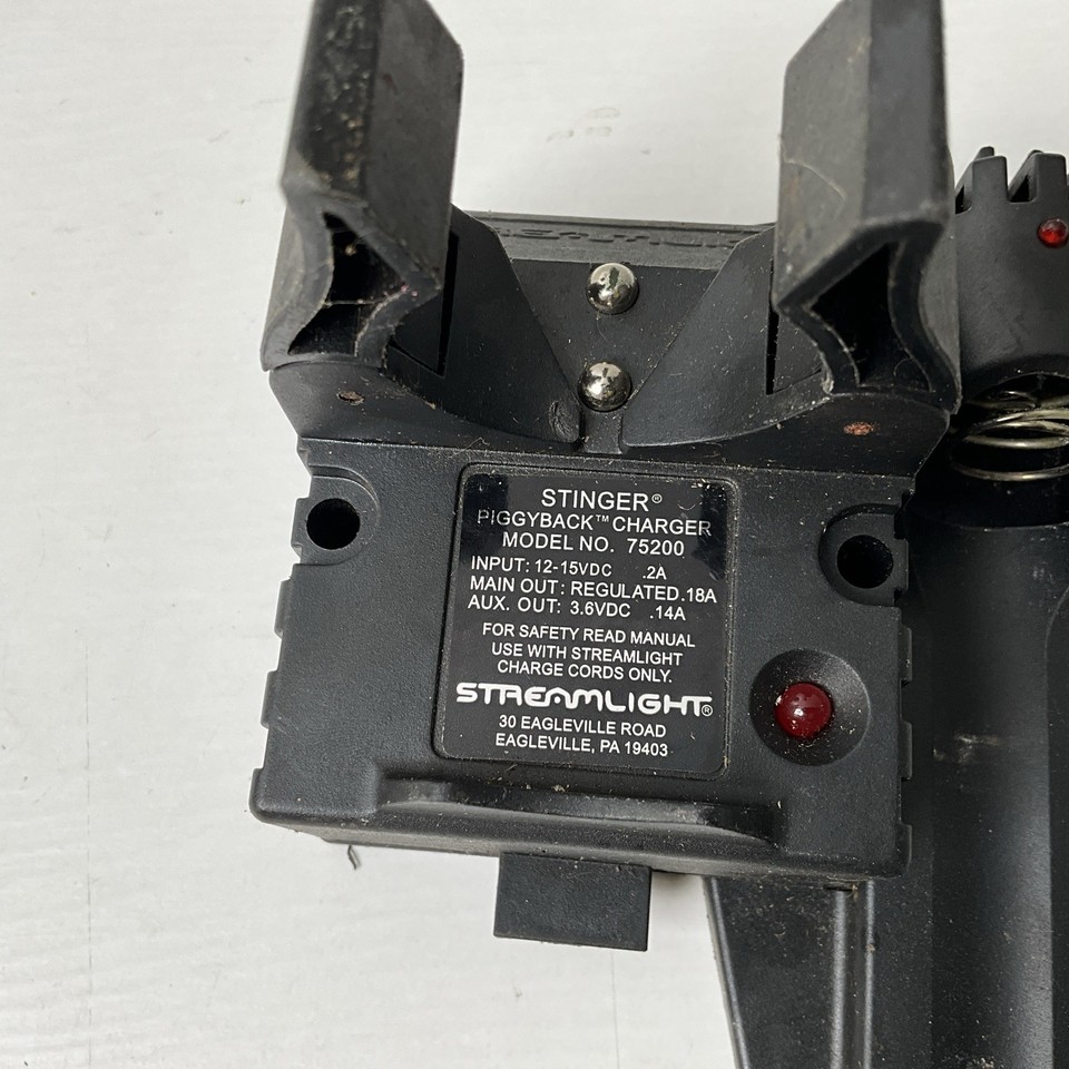LIGHT WEAR Stinger 75200 Streamlight Piggyback Charger ONLY - NO ...
