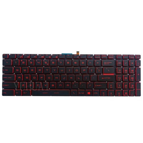 NEW For MSI GF75 Thin 8RC 9RD 9RD 9SC 9SE MS-17F1 MS-17F2 US Backlit ...