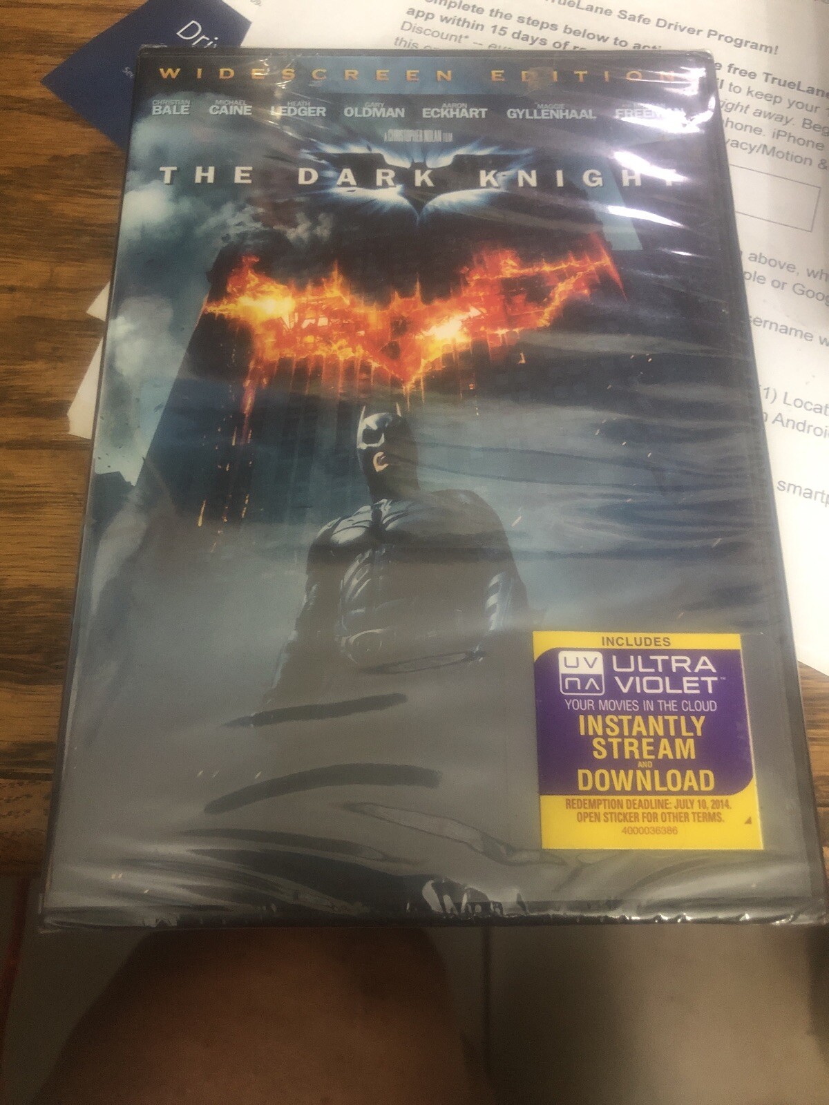 The Dark Knight (DVD, 2008, Widescreen) Brand New (Christian Bale ...