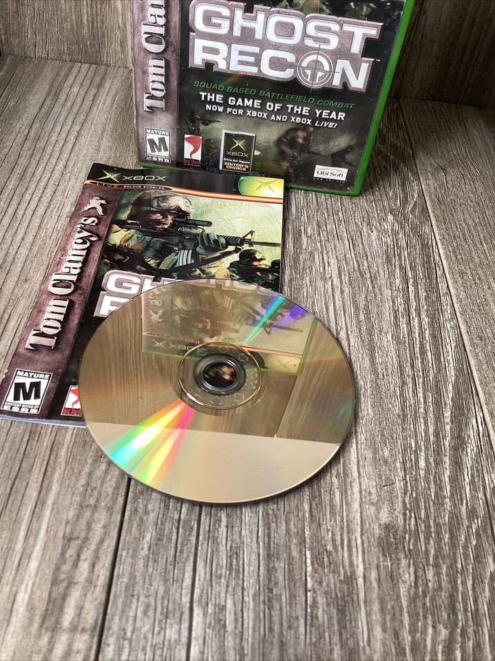 Tom Clancys Ghost Recon Microsoft Xbox Original 2001 Game Of Year CIB ...