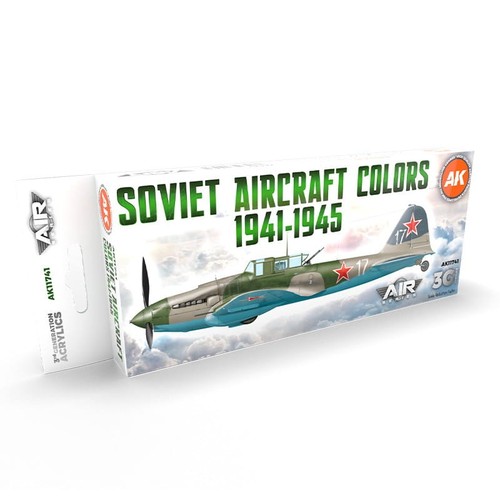 AK INTERACTIVE 11741 - Soviet Aircraft Color 1941-1945 acrylic paint ...
