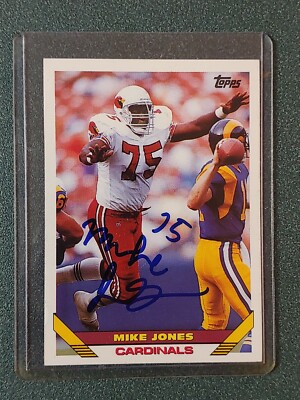 1993 Topps Mike Jones Autographed Card -Cardinals - COA | eBay