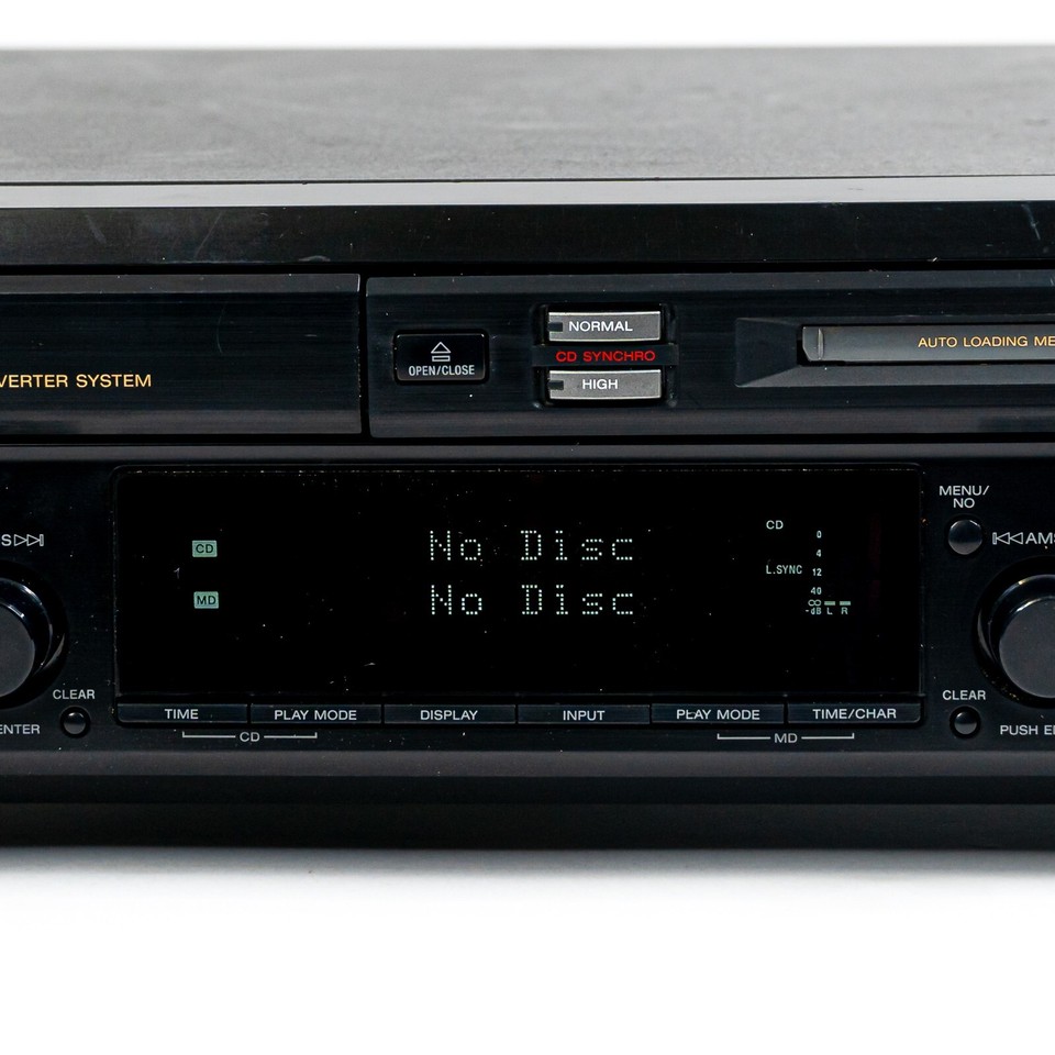 Sony MXD‑D3 CD and MiniDisc Combo Deck – Fully Operational, Great Condition | eBay
