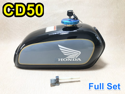 Fuel Gas Tank For Genuine Honda Benly 50S Black New Complete CD70 CD90 ...