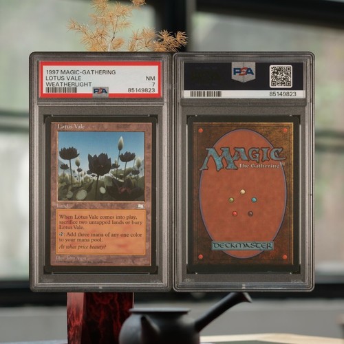 Lotus Vale PSA 7 *** MTG Weatherlight - Near Mint - Vintage Magic | eBay