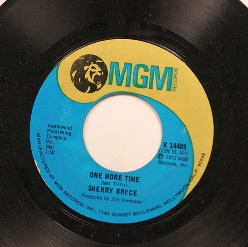 Country Nm! 45 Sherry Bryce - One More Time / That'S What Loving You ...