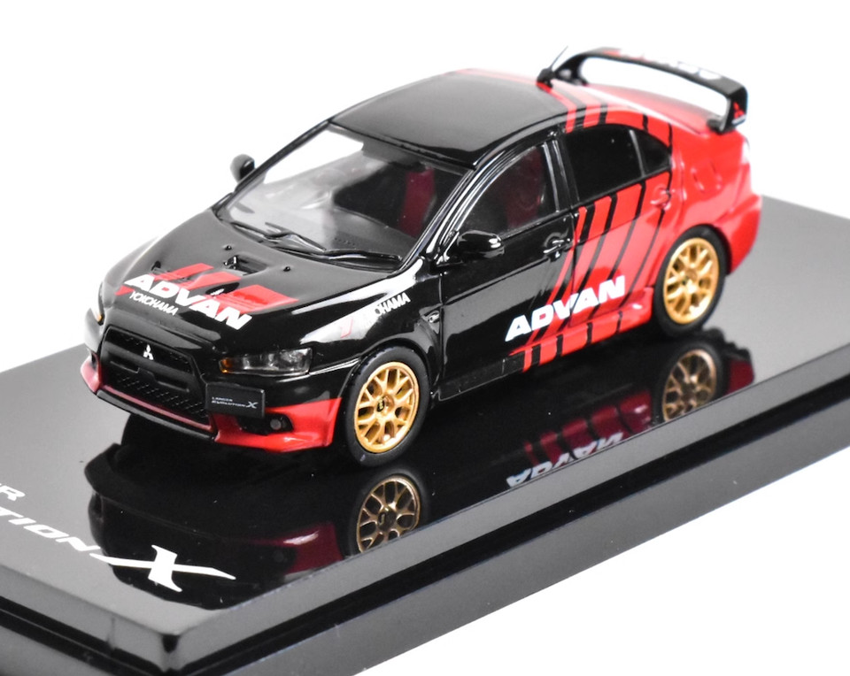 Hobby Japan 1:64 Advan Evolution X EVO 10 Sports Model Diecast Metal ...
