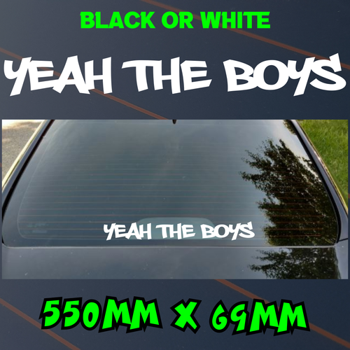 Yeah The Boys Sticker Car Decal Window JDM YTB Aussie Bogan Ute Funny ...