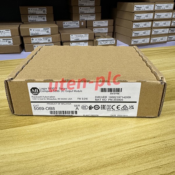 New Sealed Allen Bradley 5069-OB8 Ser A Compact 5000 DC Output Module ...