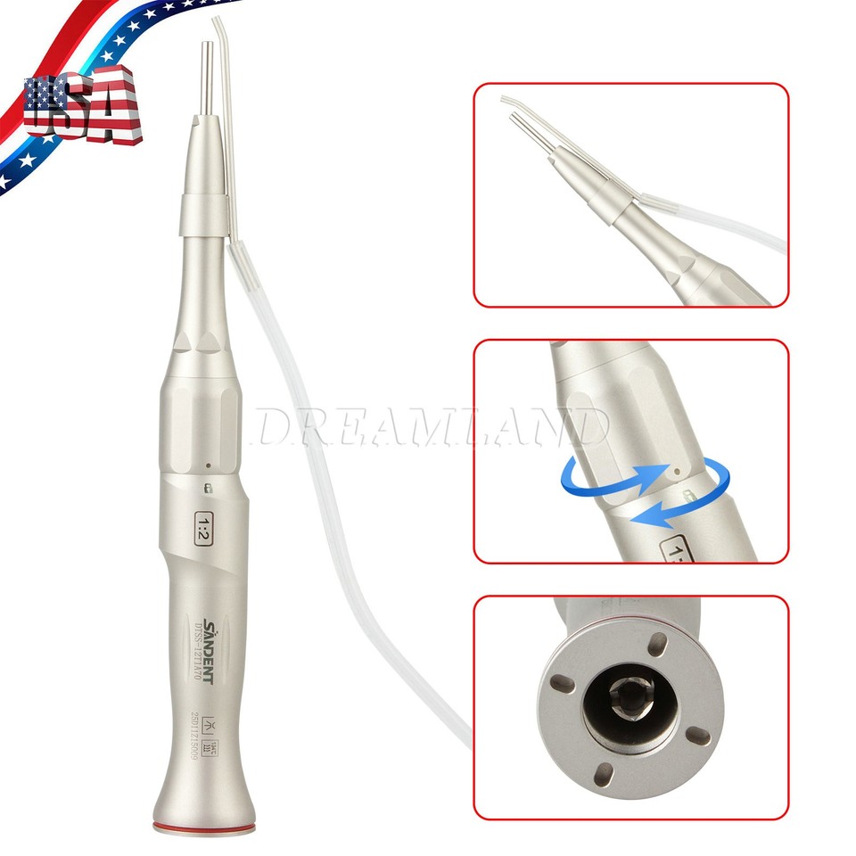 Surgical Dental Angled Straight Low Speed Handpiece 1:2 Osteotomy for Burs 70mm | eBay