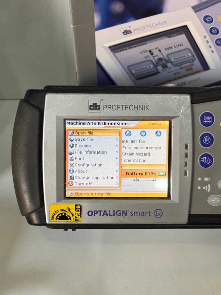 Pruftechnik Optalign Smart Laser EX Shaft Alignment Tool ALI 12.200 EX ...