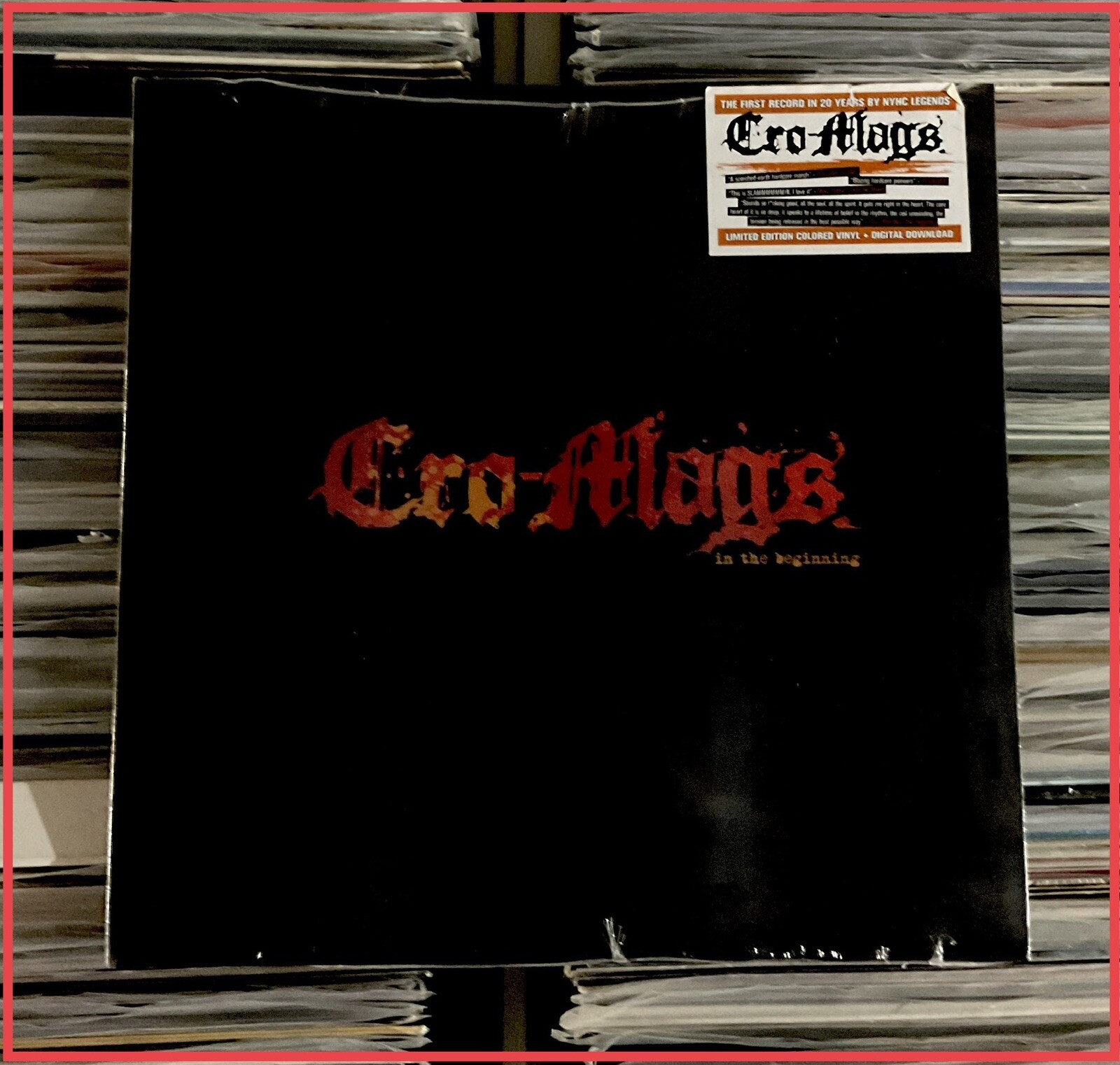 Cro-Mags- ‎In The Beginning LP On Colored Vinyl Classic Punk NYC ...