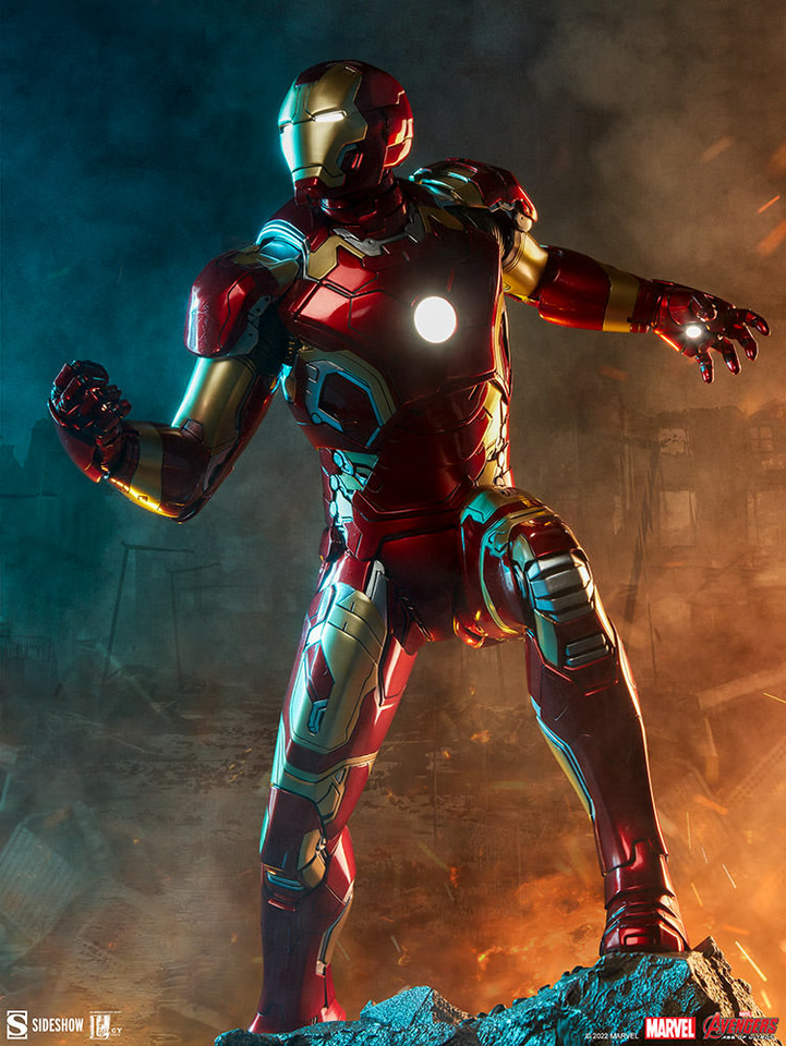 Sideshow Collectibles 3003532 Iron Man Mark XLIII 1/4 Scale Model ...