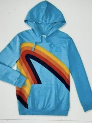 2023 Aldi Gear Light Blue/Rainbow Hooded Sweatshirt Size Small - NEW | eBay