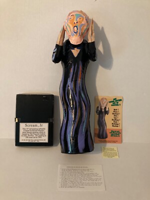 Vintage 1991 Scream Jr. 19" Inflatable On The Wall Edward Edvard Munch ...