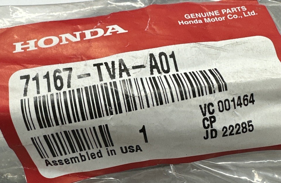 Genuine OEM Honda Accord 2018-2020 Molding, L. FR Grille Extension ...