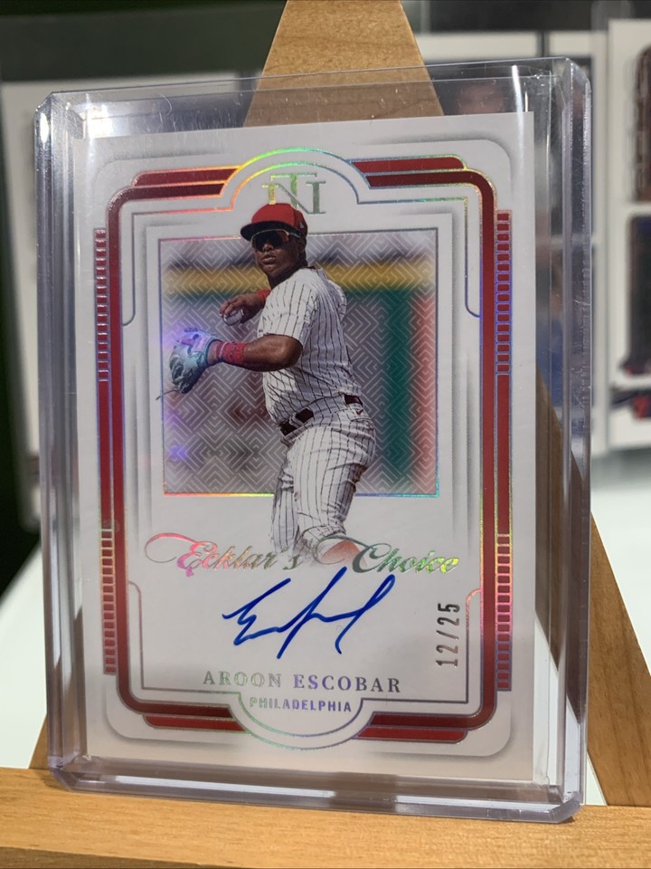 2025 National Treasures Aroon Escobar Ecklar's Choice Signatures #d /25 ...
