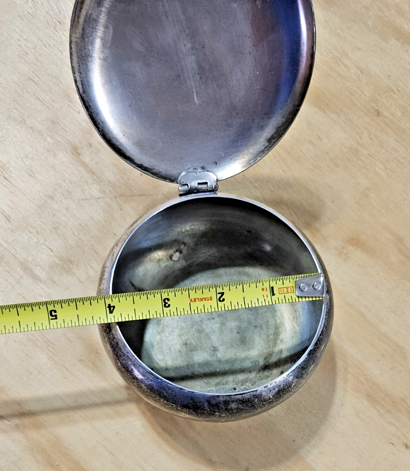 Silver Plated Silent Butler Crumb Catcher Etched Dragon Motif on Lid ...