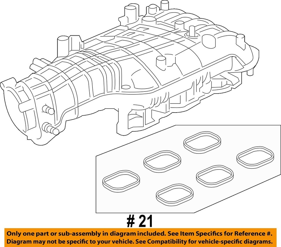 FORD OEM 17-23 Expedition Engine Engine Parts-Intake Manifold HL3Z9424B ...