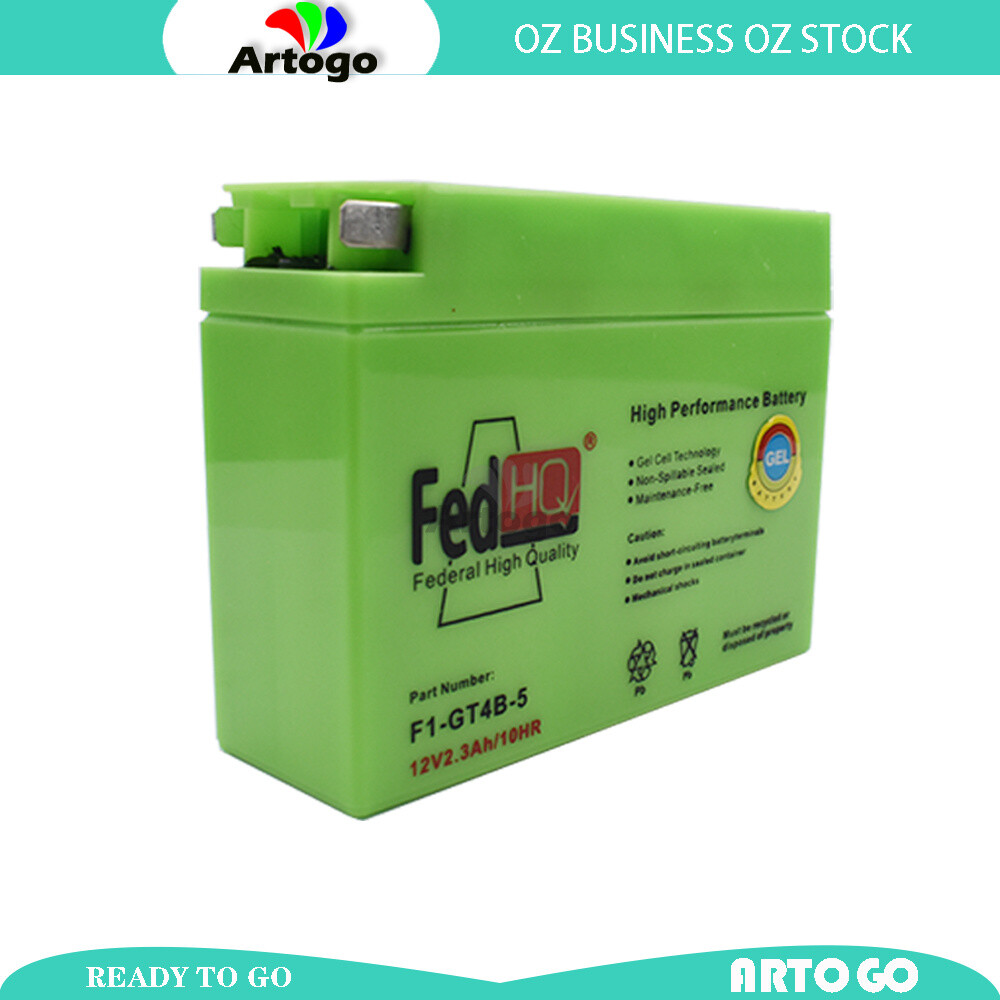 GEL BATTERY GT4B-5 12V 2.3Ah FIT Yamaha TTR50 TTR90 SR400 Suzuki DRZ70 ...