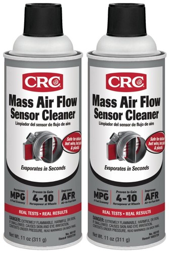 CRC 05110 Mass Air Flow Sensor Cleaner 11 Wt Oz., 2 Pack 716080048350 ...