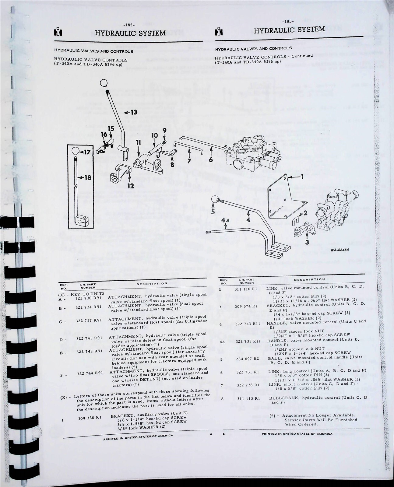 IH International T340A TD340 Crawler Parts Manual Catalog | eBay