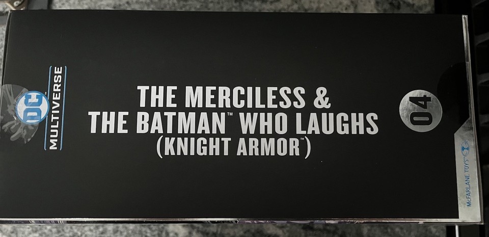 DC Multiverse 7" Figure 2-Pack Batman Who Laughs Knight Armor & The ...