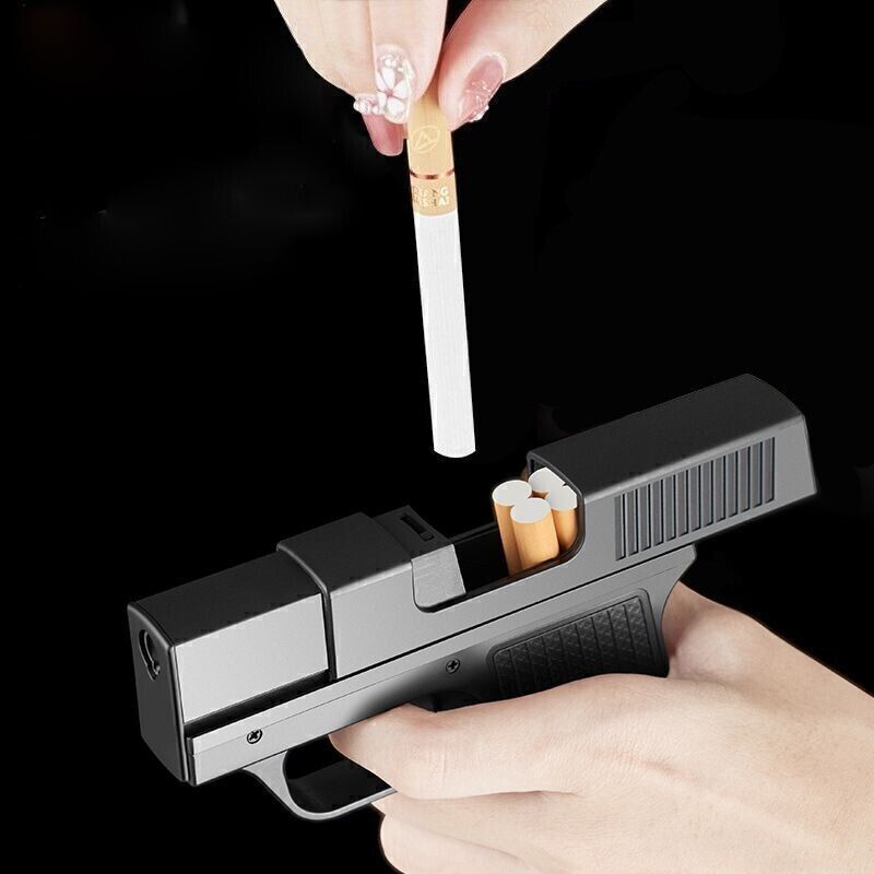 Unique Butane Cigarette LIGHTER & CASE Adjustable Jet Torch Flame ...