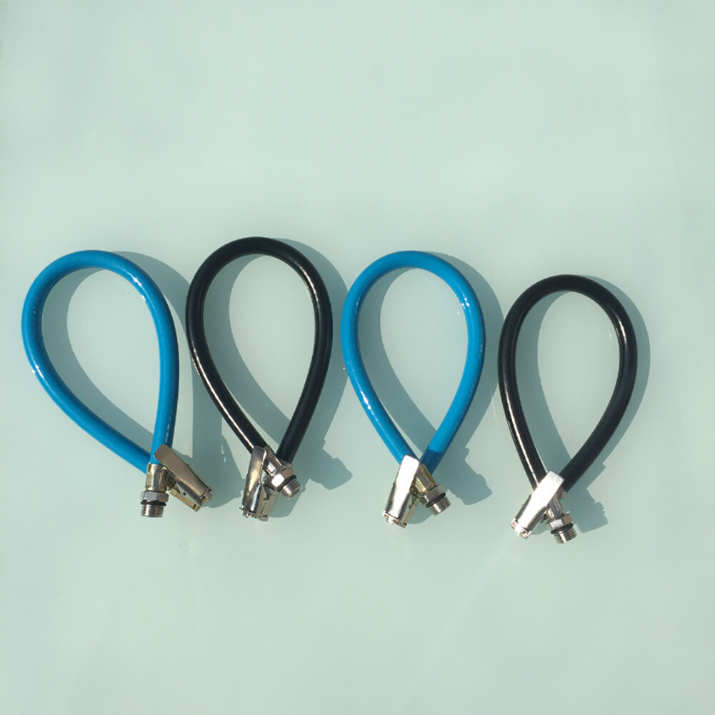 Bicycle Bike Car Motor Flexible Clip On Air Tyre Tire Chuck Tube ...