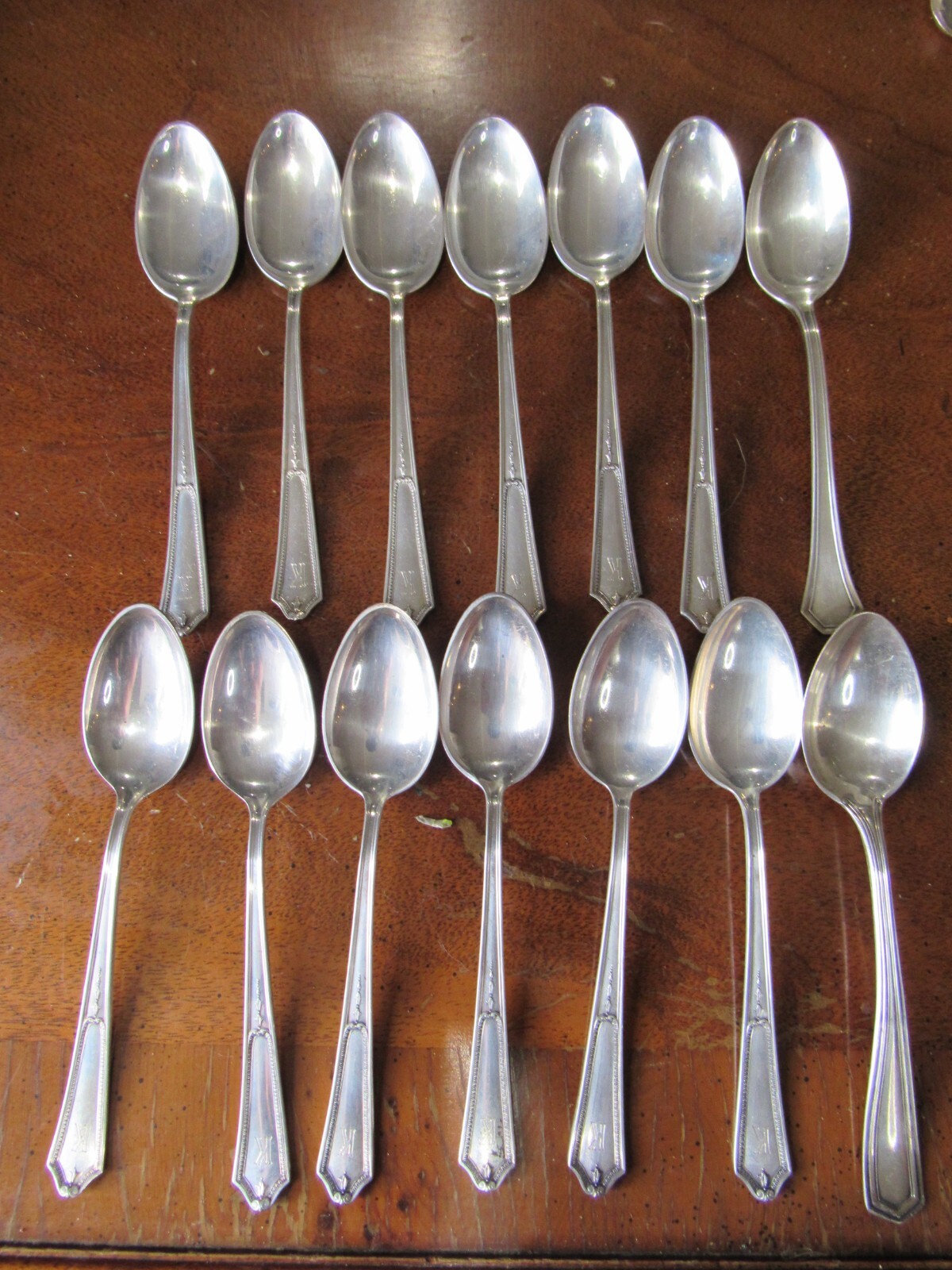 Lot Of 14 Scrap Antique Sterling Silver Spoons 13.8oz Scrap or use | eBay