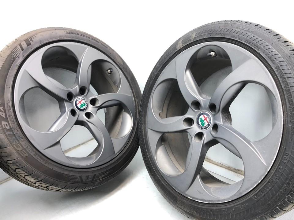 2017-2021 ALFA ROMEO GIULIA WHEELS RIMS TIRES 18" SET X4 OEM #NOTE. | eBay