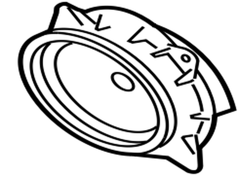 86160-0W560 Toyota Speaker assy, front no.1 861600W560, New Genuine OEM ...