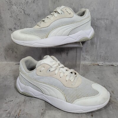 Puma Ekstra adults Off White Cream Ivory trainers UK6. Soft Foam ...
